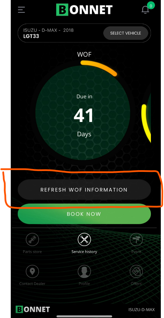 How do i update my WOF, REGO, COF dates? – BONNET